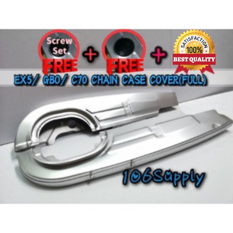 HONDA EX5 Dream GBO C70 Chain Cover Chain Case Peti Rantai (FREE Rubber ...
