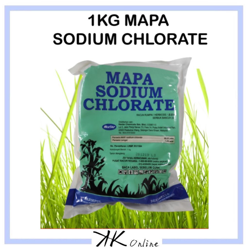 MAPA SODIUM CHLORATE Racun Buluh (Sama Dengan Cs Sodium Bl Sodium Bina ...