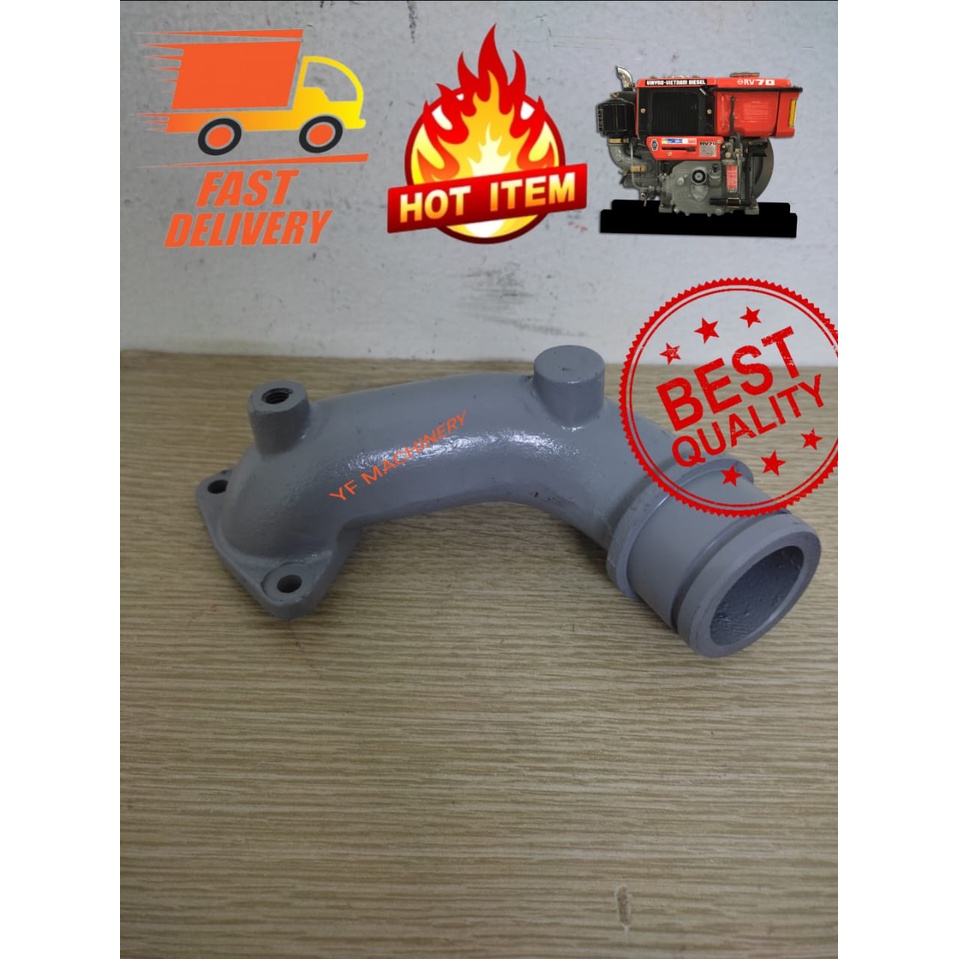 READY STOCK Kubota Vikyno Rv70 Air cleaner elbow 45MM (HIGHT QUALITY ...