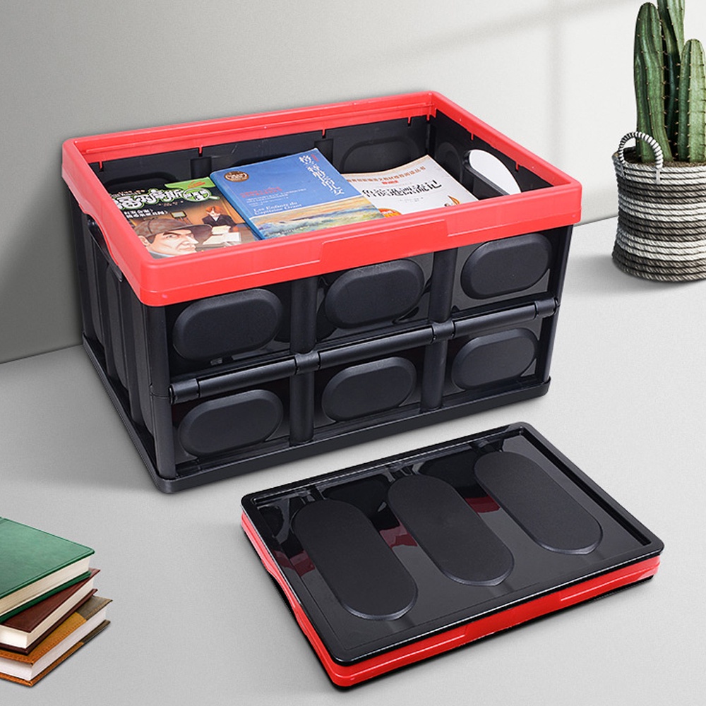 Storage Box Trolley Box Collapsible Bin Container Box Stackable Kereta ...