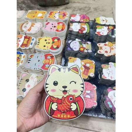 Combo 10 Reflective Cartoon chipi Red Packets CNY chibi Red Packets ...