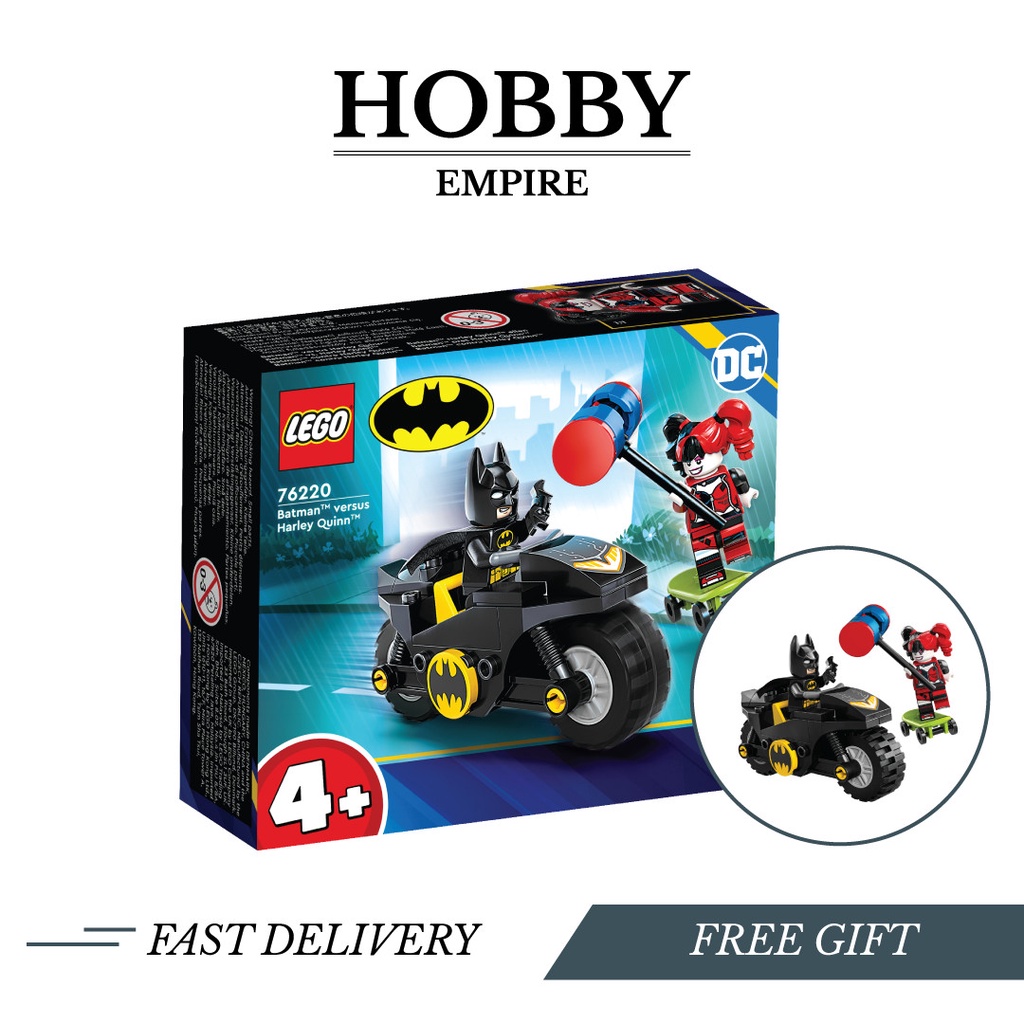 LEGO DC 76220 Batman Versus Harley Quinn *Original LEGO + Extra Bubble ...