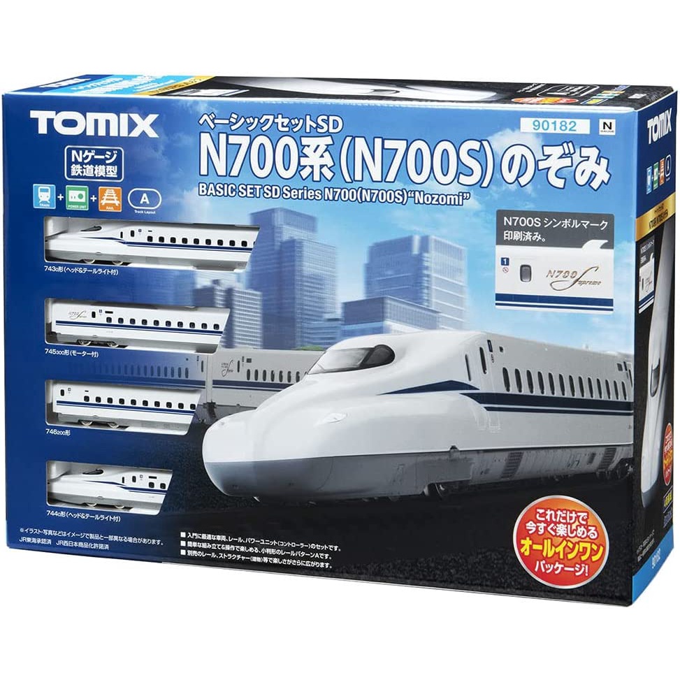 [Preorder] Tomix 90182 Basic Set SD Series N700 (N700S) `Nozomi` (4-Car ...