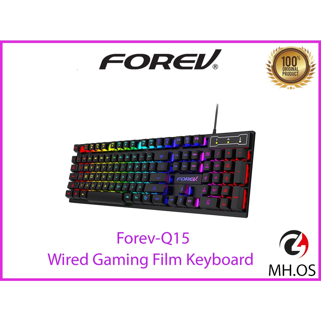 Forev FV-Q307 Tea Axis Mechanical Feel Gaming Keyboard Led Backlight ...