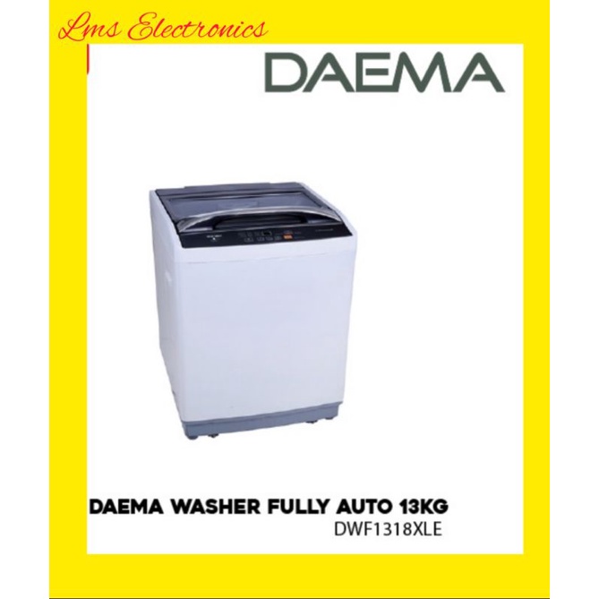 DAEMA (DAEWOO) 13 KG FULLY AUTOMATIC WASHING MACHINE DWF1318XLE ...