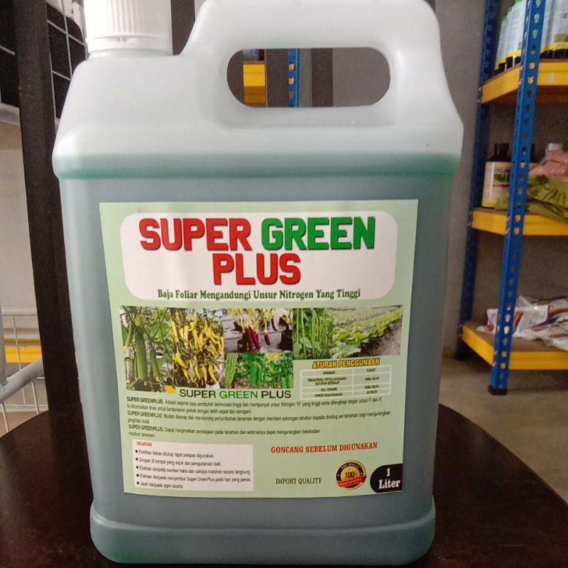 Super Green Plus 5Liter Baja Foliar 🌱 Unsur Nitrogen yang tinggi ...