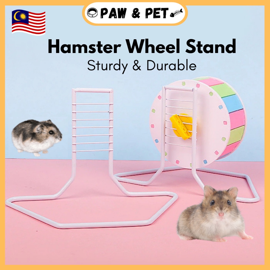 READY STOCK Hamster Wheel Stand Hamster Wheel Holder for 12-17.5cm ...