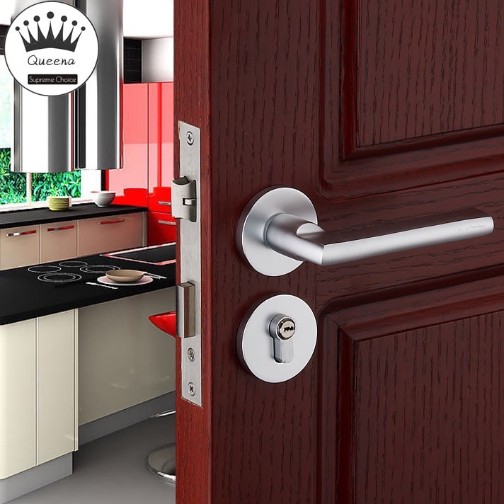 Space Aluminum Mortise Level Lock Handle Entrance Lock Set Separate ...