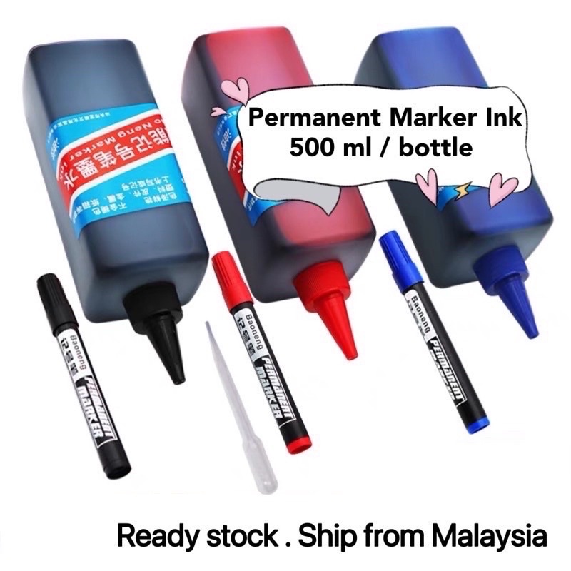 🔥Ready stock🔥 500ml/450ml Whiteboard / Permanent marker pen Refill ...