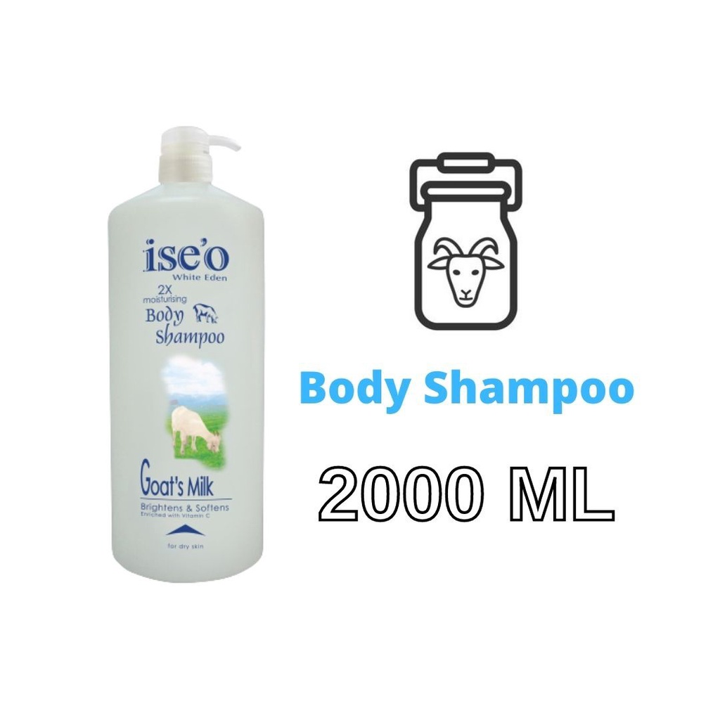 [LOCAL READY STOCK BEST PRICE] Ives White Eden Body Shampoo Goat's Milk Pump Mandian Susu ...