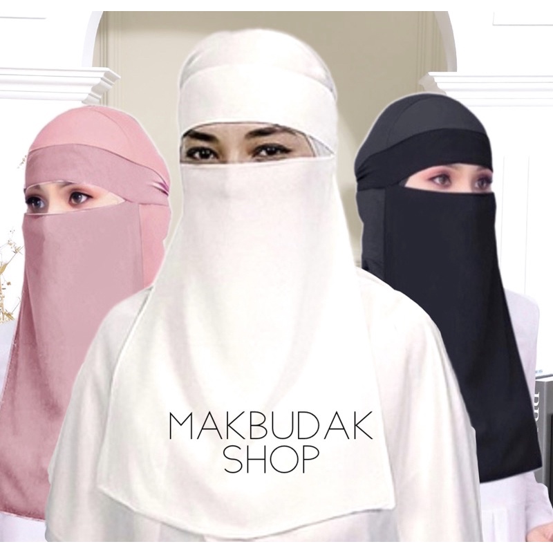 Purdah Niqab Muslimah Heavy Chiffon | Shopee Malaysia