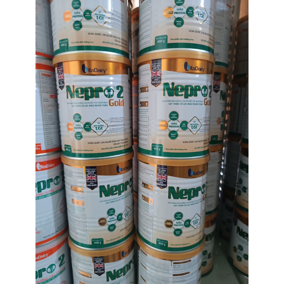 Combo of 6 nepro gold 2 milk 400g (specialized nutritional product for ...