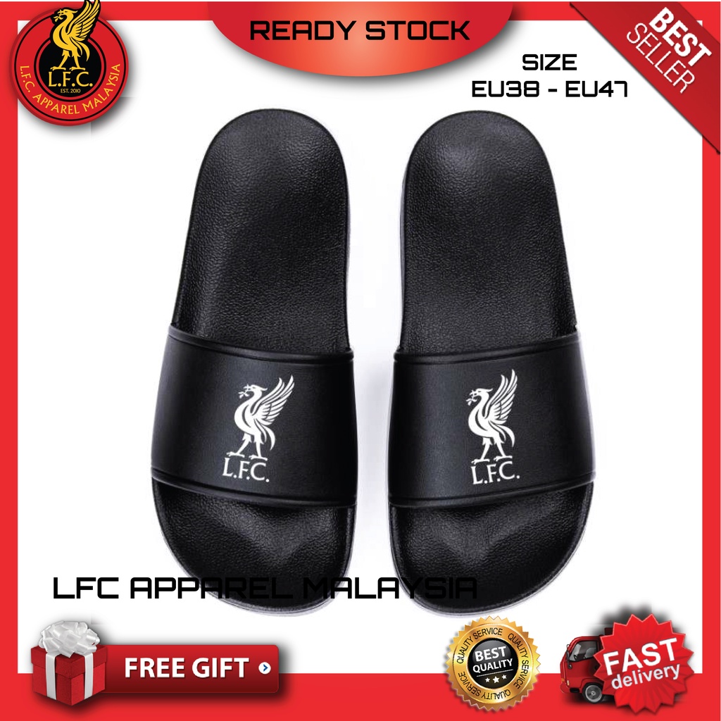 Liverpool FC Sandals Flip Flop Slippers Slides | Shopee Malaysia