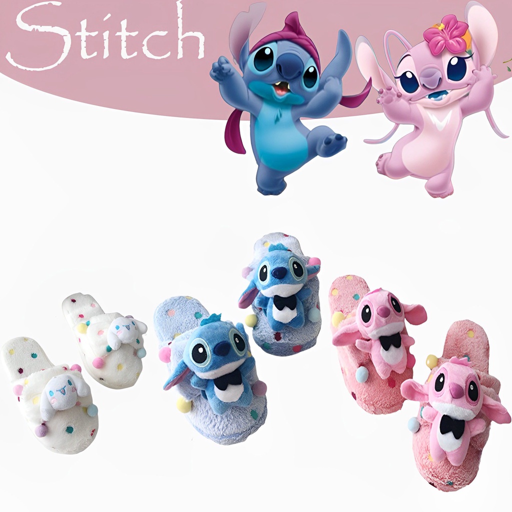 Uppers Plush Slip-on Design Stitch Disney Women For Gifts | Shopee Malaysia