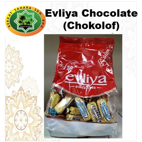 EVLIYA Chokolof | Chocolate Candy | 1 Packet (1kg) | 6 Packets/Box (6kg ...