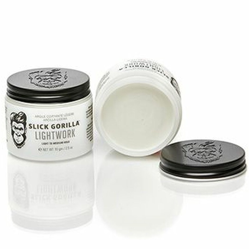 Slick Gorilla Lightwork Hair Styling Clay Pomade (70g) | Shopee Malaysia