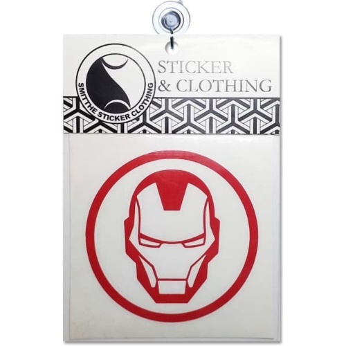 Iron Man Helmet Sticker v.3 Logo Cutting Sticker for Motorcycles ...