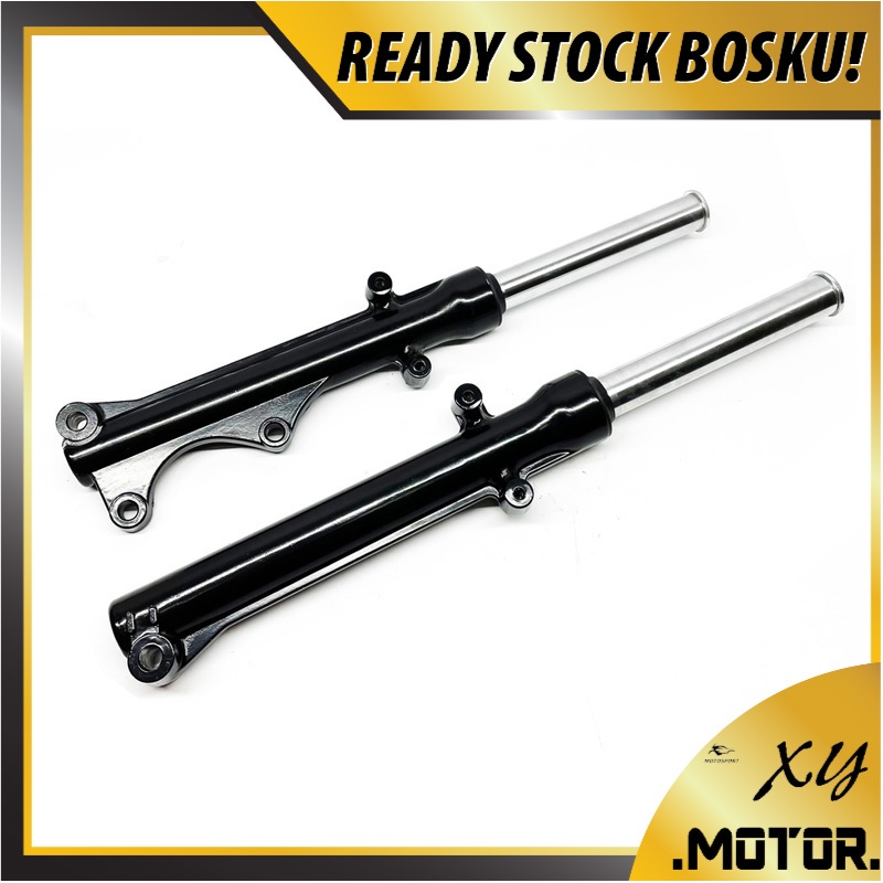 LC 135 LC135 V1 - V7 4S 5S STD FRONT FORK SET ASSY LCV1 LCV2 55D LC4S 55C LC5S FORK DEPAN SILVER ...