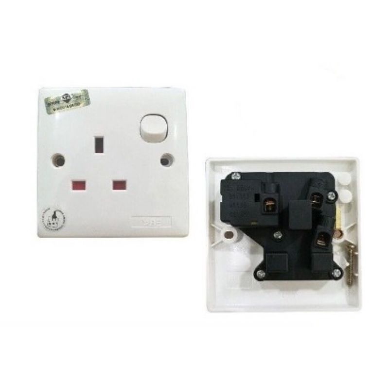 13A 3pin Single Switch Socket / SIRIM 13A SWITCH SOCKET 3 PIN 250V SWITCHED SOCKET OUTLET ...
