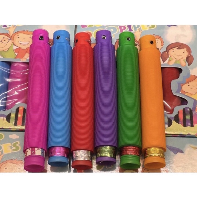 Viral CEV Light Up Pop Tubes Pop Pipes Toy Light Stick Pipe Hose Fidget ...