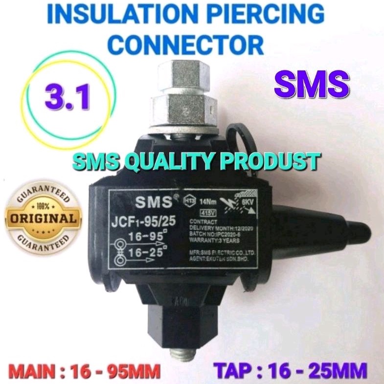 ♥GUARANTEE HEAVY DUTY♥ 3.1 INSULATION PIERCING CONNECTOR / IPC ...