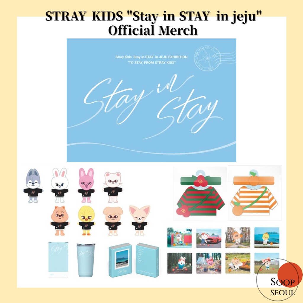 [JYP POB] Straykids Stay in STAY Jeju Official Merch : skzoo mini doll ...