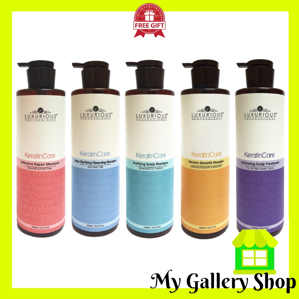 Luxurious Professional Keratin Care Repair Shampoo/Deep Shampoo/Scalp ...
