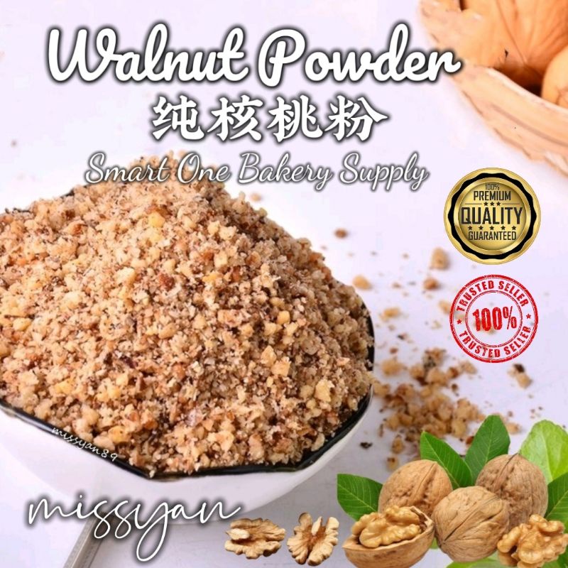 Premium Roasted Walnut Powder 纯 核桃粉 (熟) 补脑 养颜 乌发 补肾 抗衰老 Ground Walnut ...