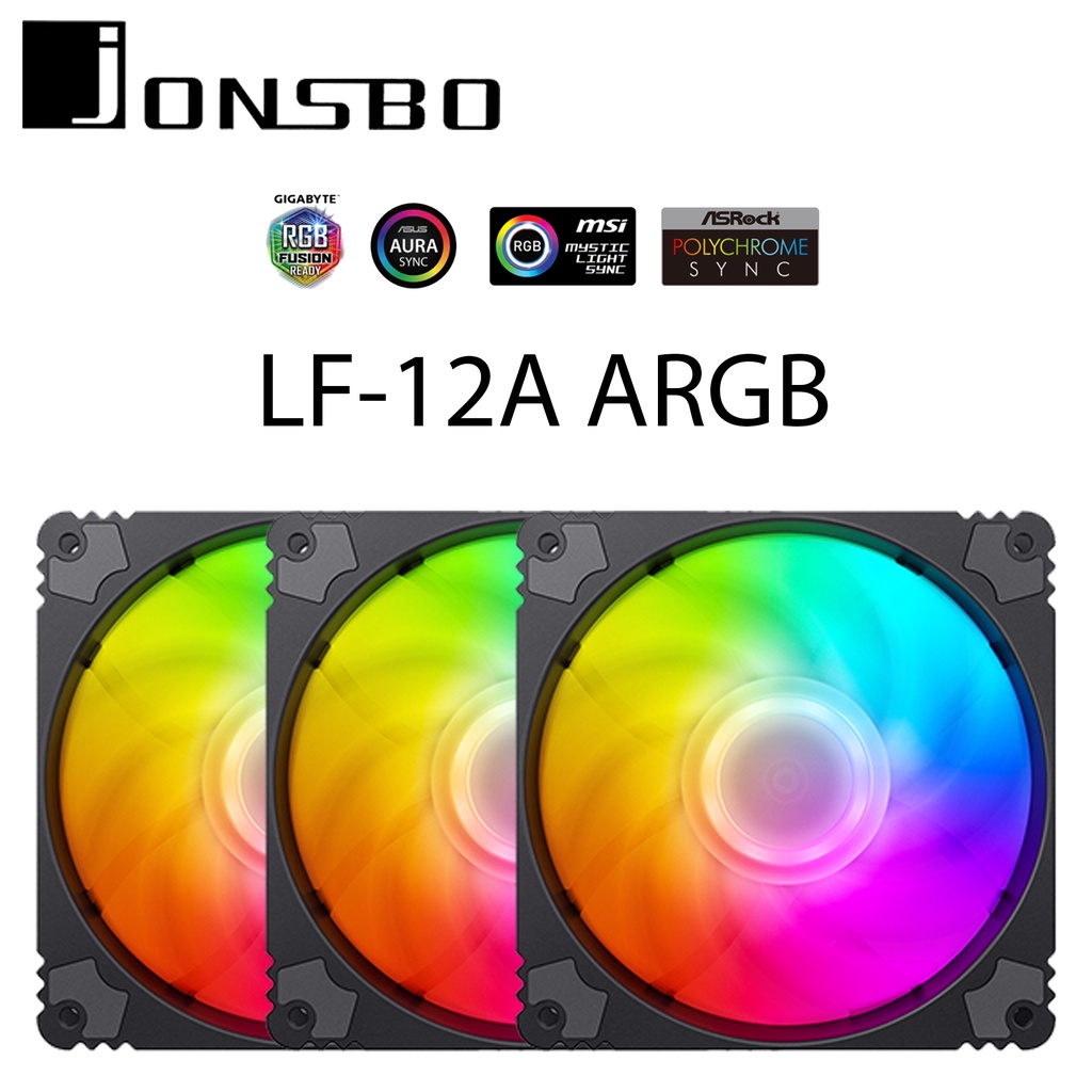 Jonsbo LF12A BLACK ARGB FAN CASE 3IN1 FAN CASING RGB | Shopee Malaysia