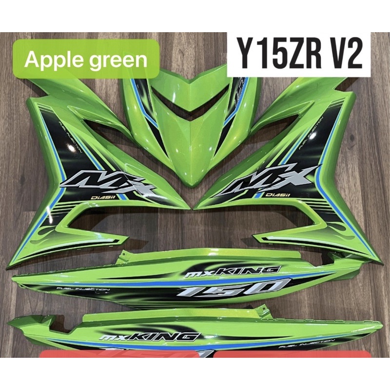 MAGIC BOY Y15 V2 MX KING GREEN KRISTAL GREEN COVER SET (VIETNAM ...