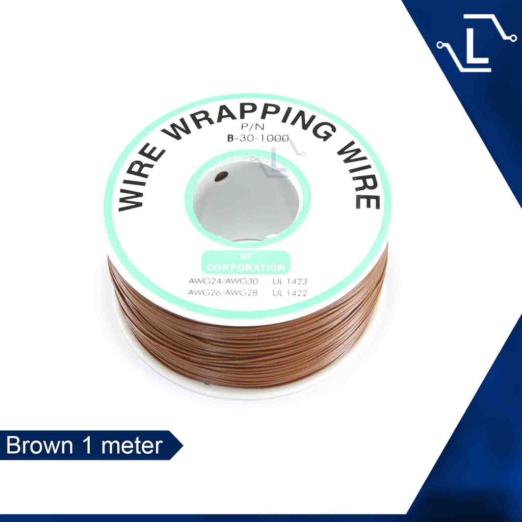 [Luminense] 1 meter 1m AWG 22 AWG30 AWG 30 Wrapping Wire Single Strand ...