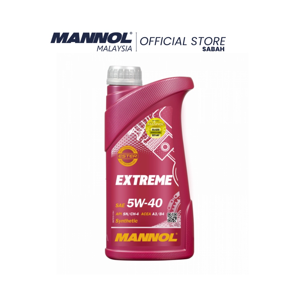 MANNOL MN7915 Extreme 5W40 (1L) | Shopee Malaysia
