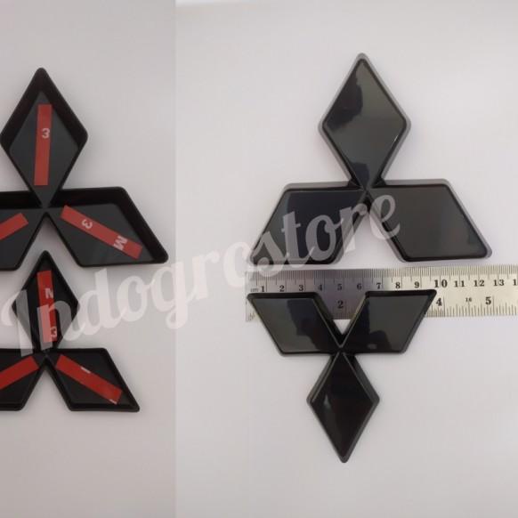HITAM MERAH Mitsubishi Xpander logo Cover Red/Black 1set Front And Back ...