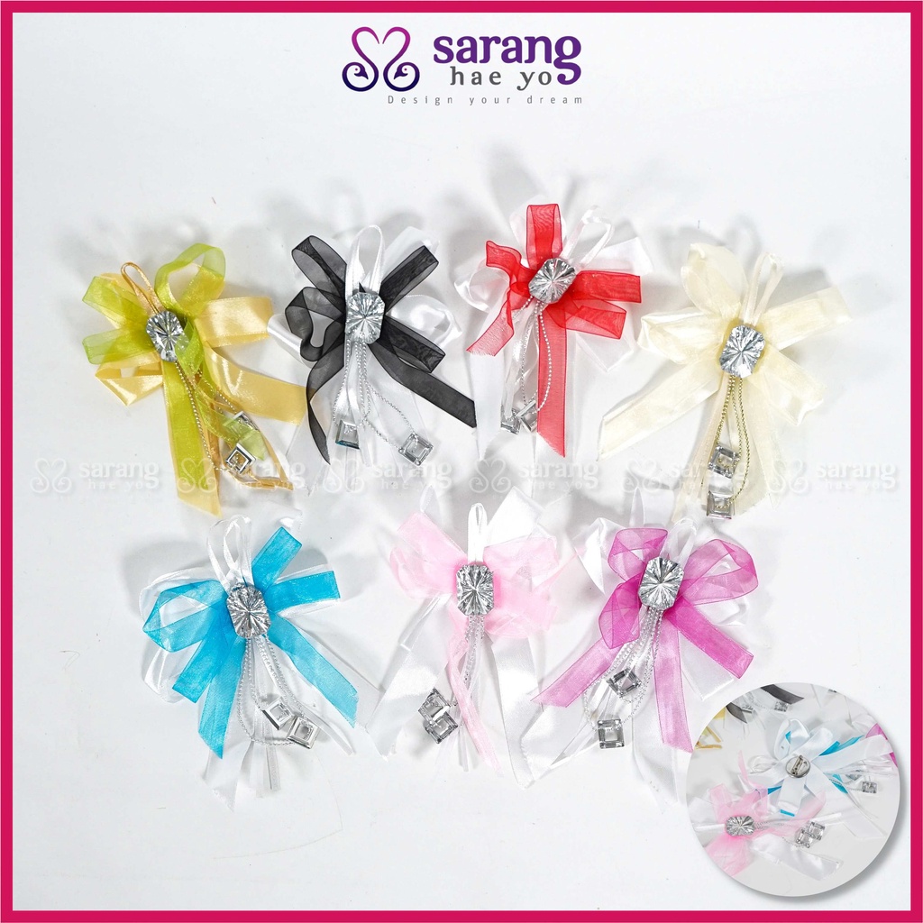 Ribbon Flower Wrap Packing Wedding Birthday Gift Flower Corsage Bunga ...