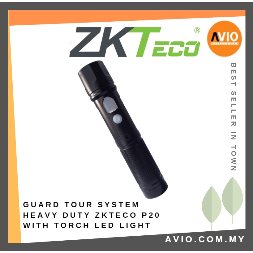 ZKTeco ZK Guard Tour Patrol Patrolling System Stick w Software and LED ...