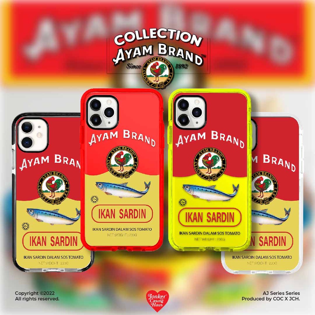 AYAM BRAND COLLECTION (LOKAL SERIES) Bumper Case Casing IP 6 until 12 ...