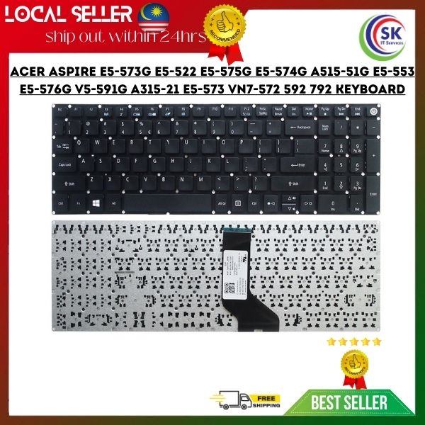 Acer Aspire E5-573G E5-522 E5-575G E5-574G A515-51G E5-553 E5-576G V5-591G A315-21 E5-573 VN7 ...