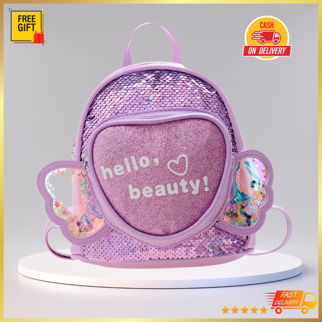 Imported PRESCHOOL FASHION BACKPACK SCHOOL BAG CHARACTER CARRYING FOR KINDERGARTEN CHILDREN CUTE ...