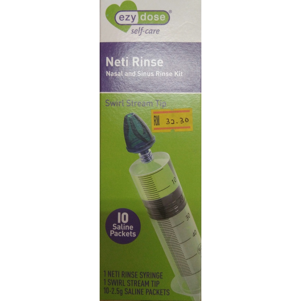 EZYDOSE SELF-CARE NETI RINSE NASAL AND SINUS RINSE KIT | Shopee Malaysia