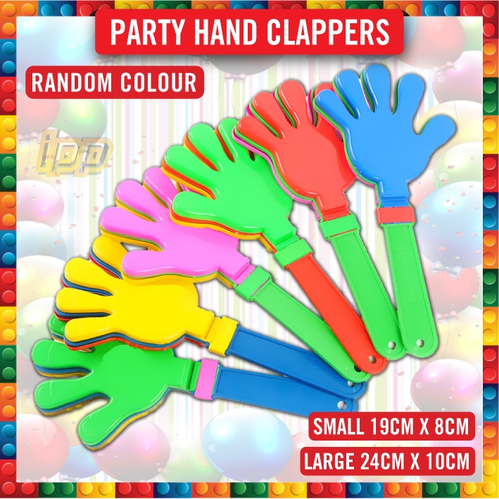 Party Hand Clapper / Fun Hand Clapper / Party Pack Gift 19cm x 8cm ...
