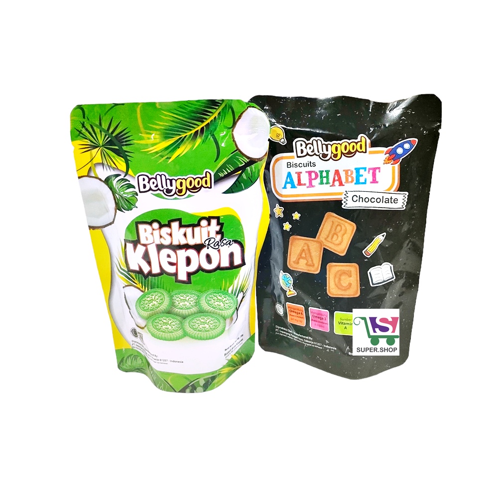 Bellygood Biscuit Alphabet/Klepon Flavored Biscuit 30 Grams | Shopee ...