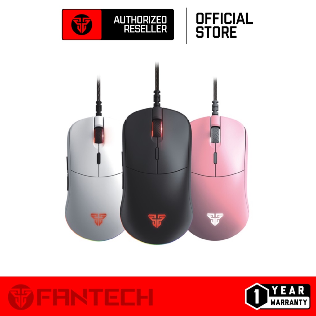 Fantech UX3 Helios Gaming Mouse Light Weight 69grams PixArt 3389 ...