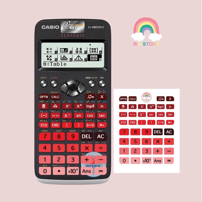 Casio Handheld Computer Key Button Sticker | Shopee Malaysia