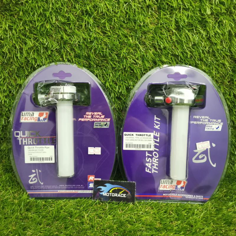 UMA RACING QUICK THROTTLE PIPE CHROME Y15ZR & UNIVERSAL (LC135 / EX5 ...