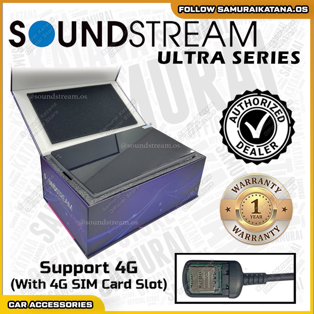 SOUNDSTREAM ANZUO ULTRA / ULTRA 2K DSP 360 Cam Supported, 4G SIM Android Kereta Car Big Screen ...