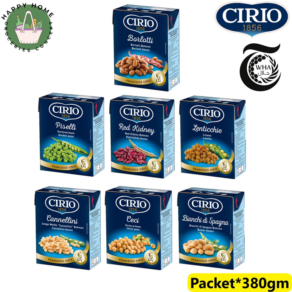 Cirio 1856 Vegetables ButterBeans/Lentils/Cannellini/GreenPeas ...
