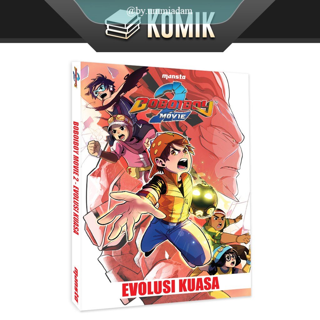 ANIMONSTA STUDIOS ~ BoBoiBoy Movie 2 Comic Book: Evolusi Kuasa | Shopee ...