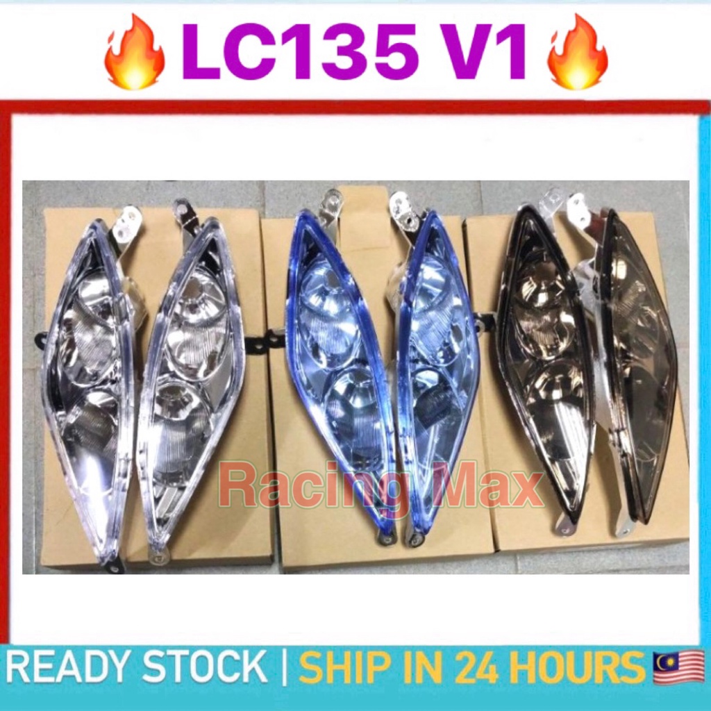 Yamaha LC135 V1 Front signal assy signal depan SET PNP evo z Kiri KANAN SET SEPASANG LCV1 135LC ...