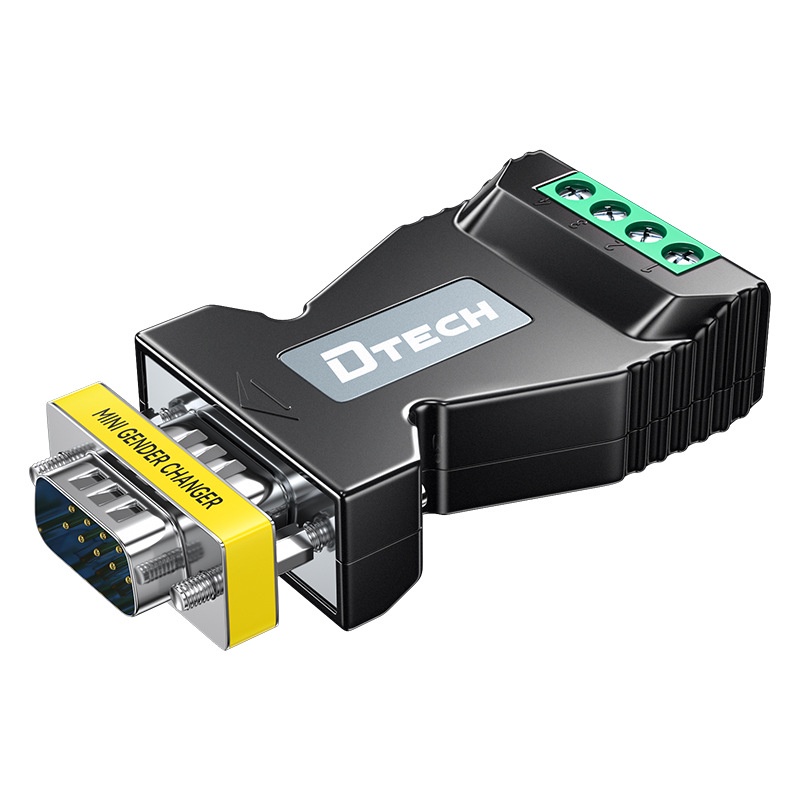 RS232 To RS485 Converter Passive Industrial Grade 232 485 Two-Way Transmission Communication ...