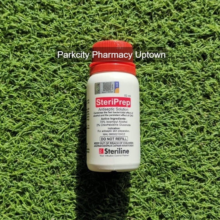 Steriline SteriPrep Antiseptic Solution ( 60ml ) ( Isopropyl Alcohol ...